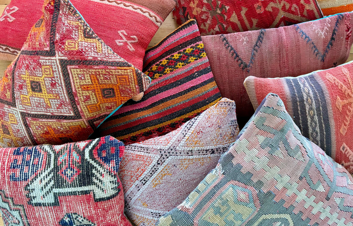 Turkish Kilim Cushion Covers NZ – Woven Roots
